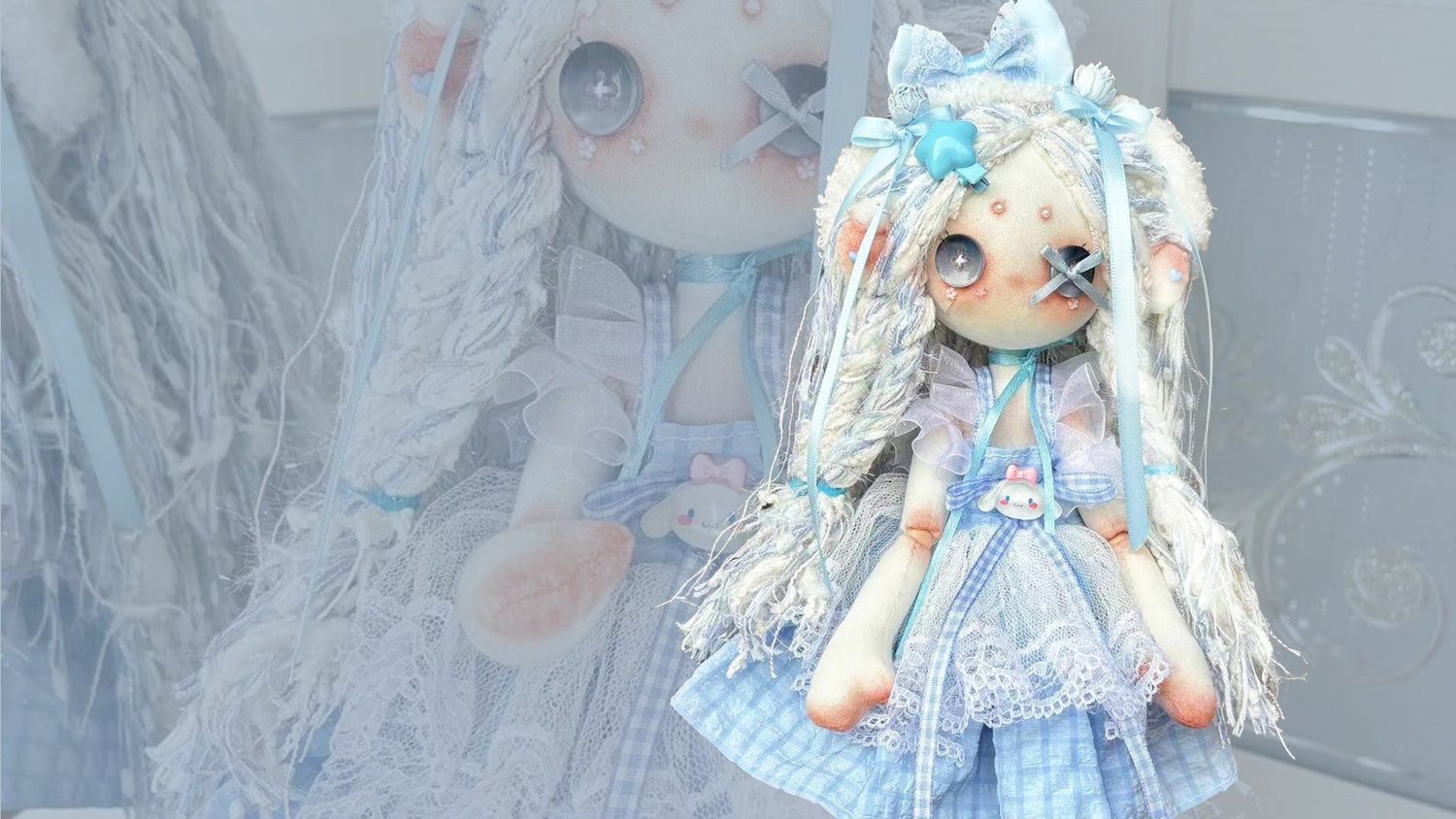 Handmade Button Eyes Dolls – Unique & Adorable Companions🧸