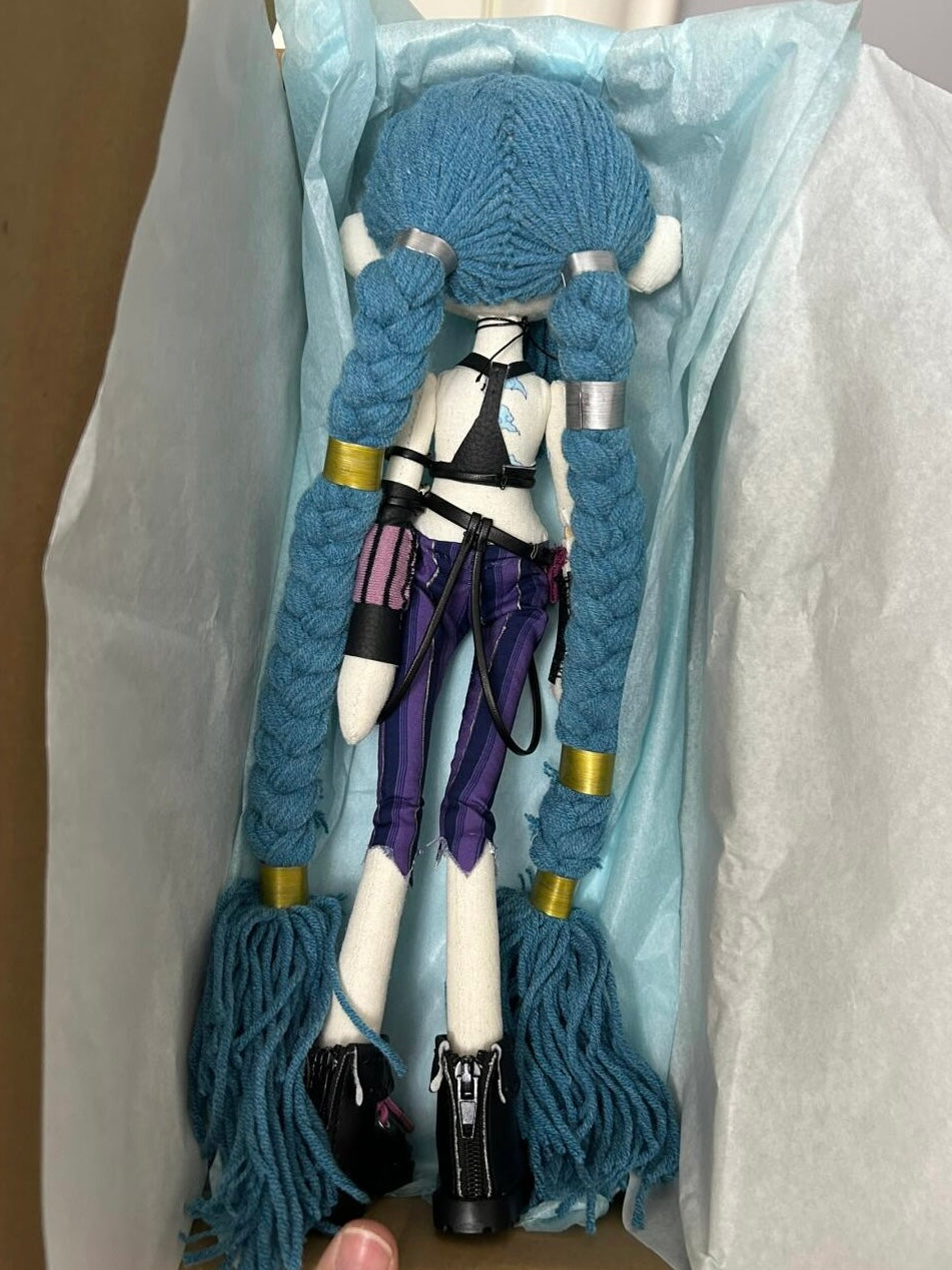 Jinx--Handmade doll – Button Eyes Dolls