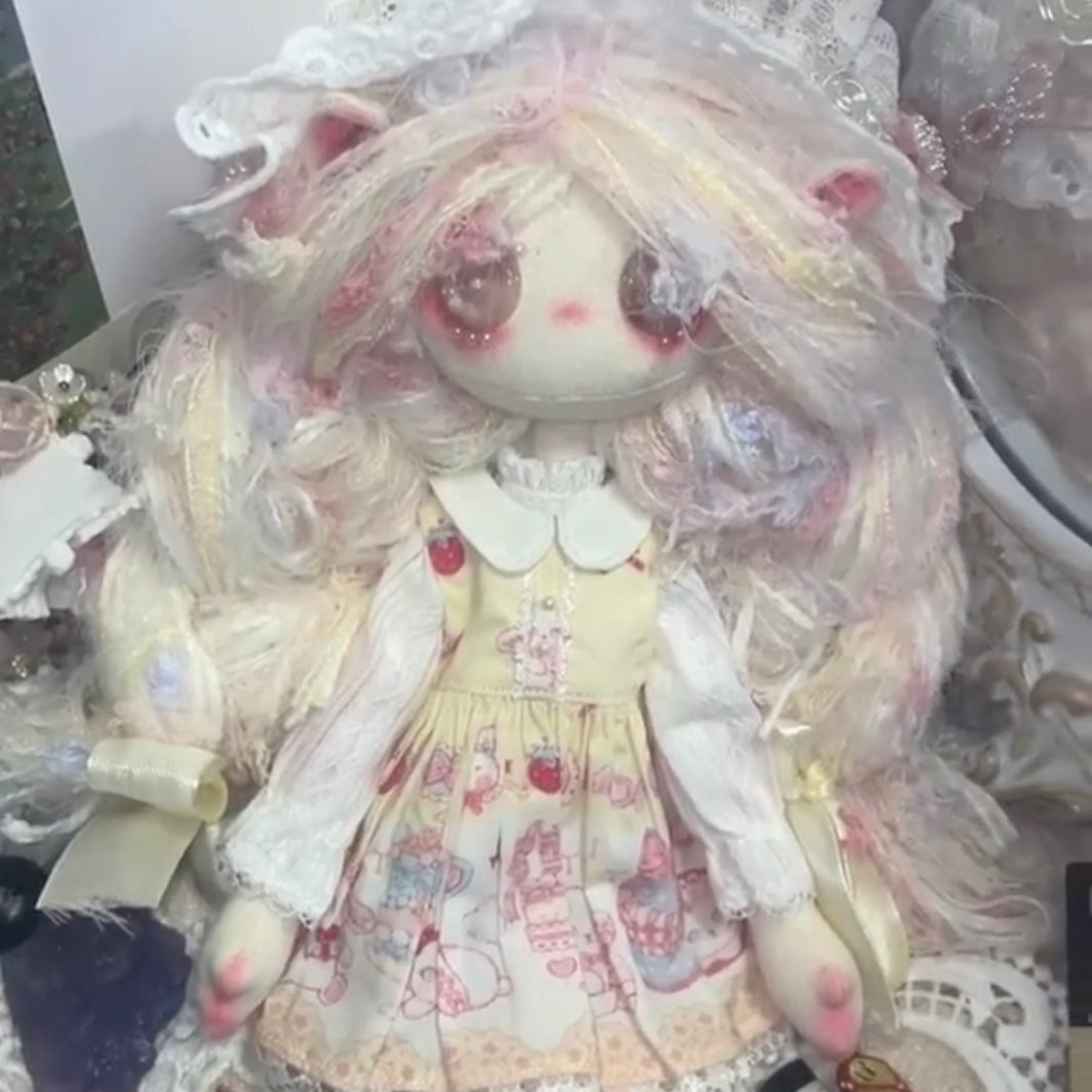 Handmade Button Eyes Dolls – Unique & Adorable Companions🧸