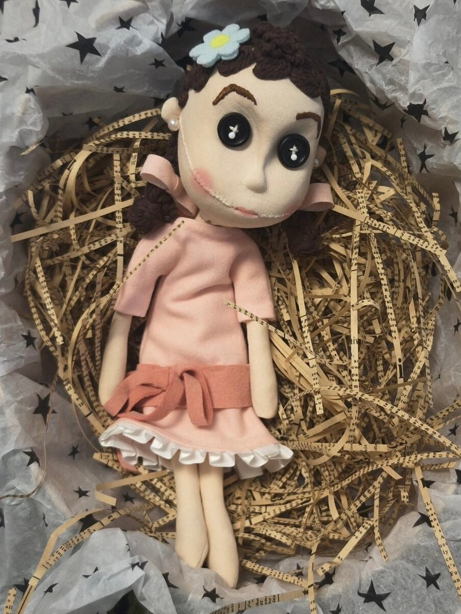 Handmade Button Eyes Dolls – Unique & Adorable Companions🧸