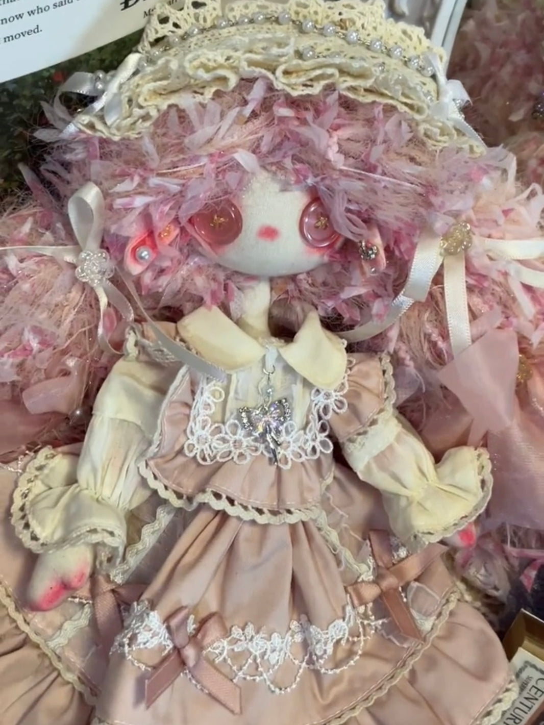 Handmade Button Eyes Dolls – Unique & Adorable Companions🧸