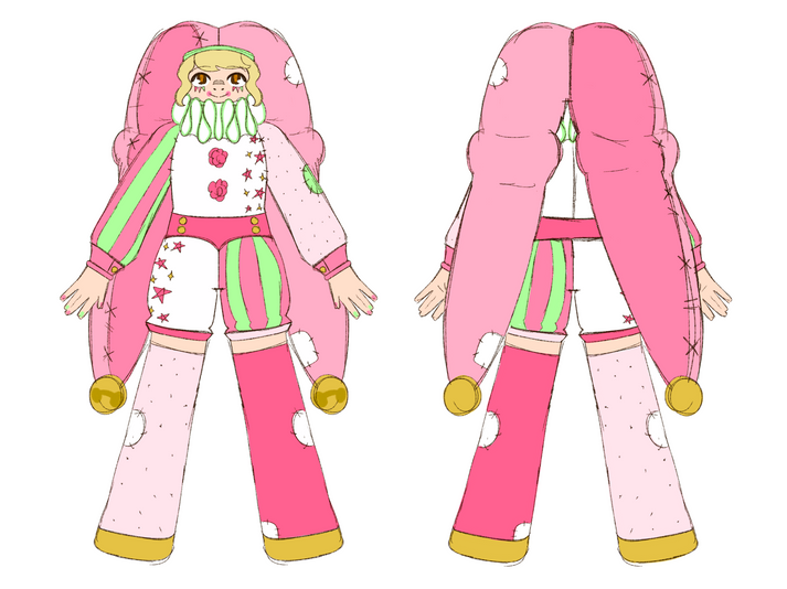 Custom Doll--Sasha’s Original Character – Button Eyes Dolls