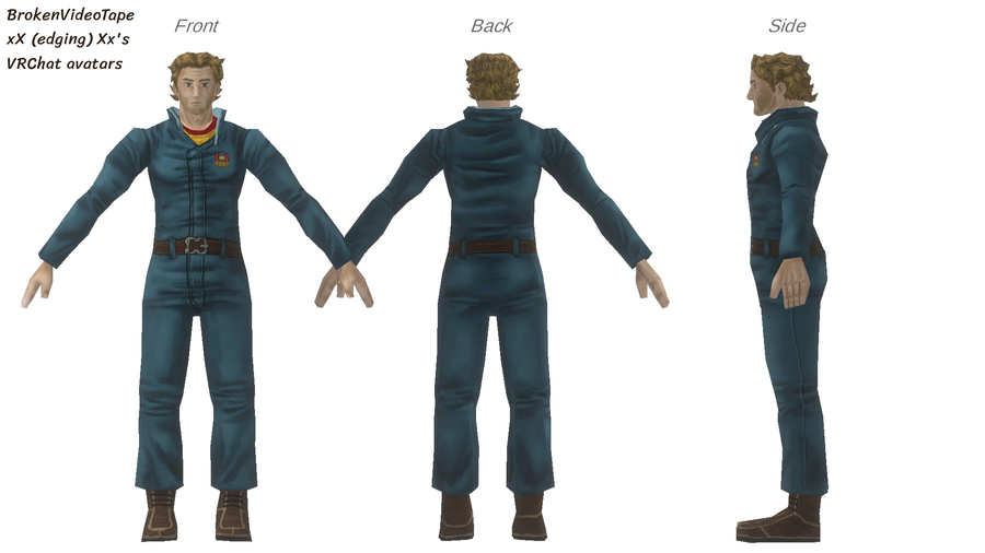 Custom Doll--Captain Curly From Mouthwashing – Button Eyes Dolls